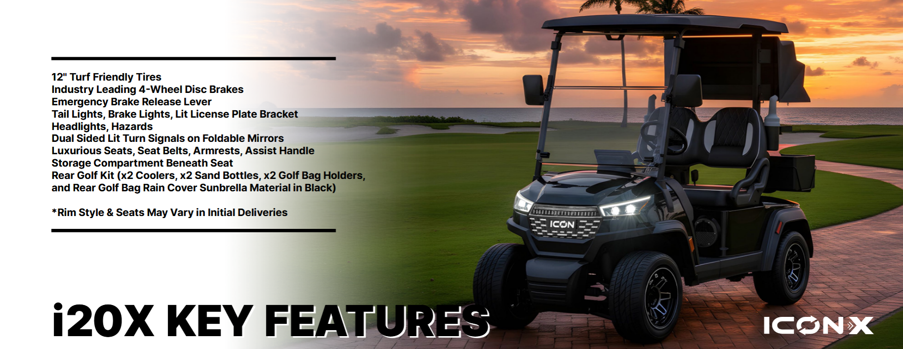 2026 ICON I20X for Sale | Golf Cart Resource